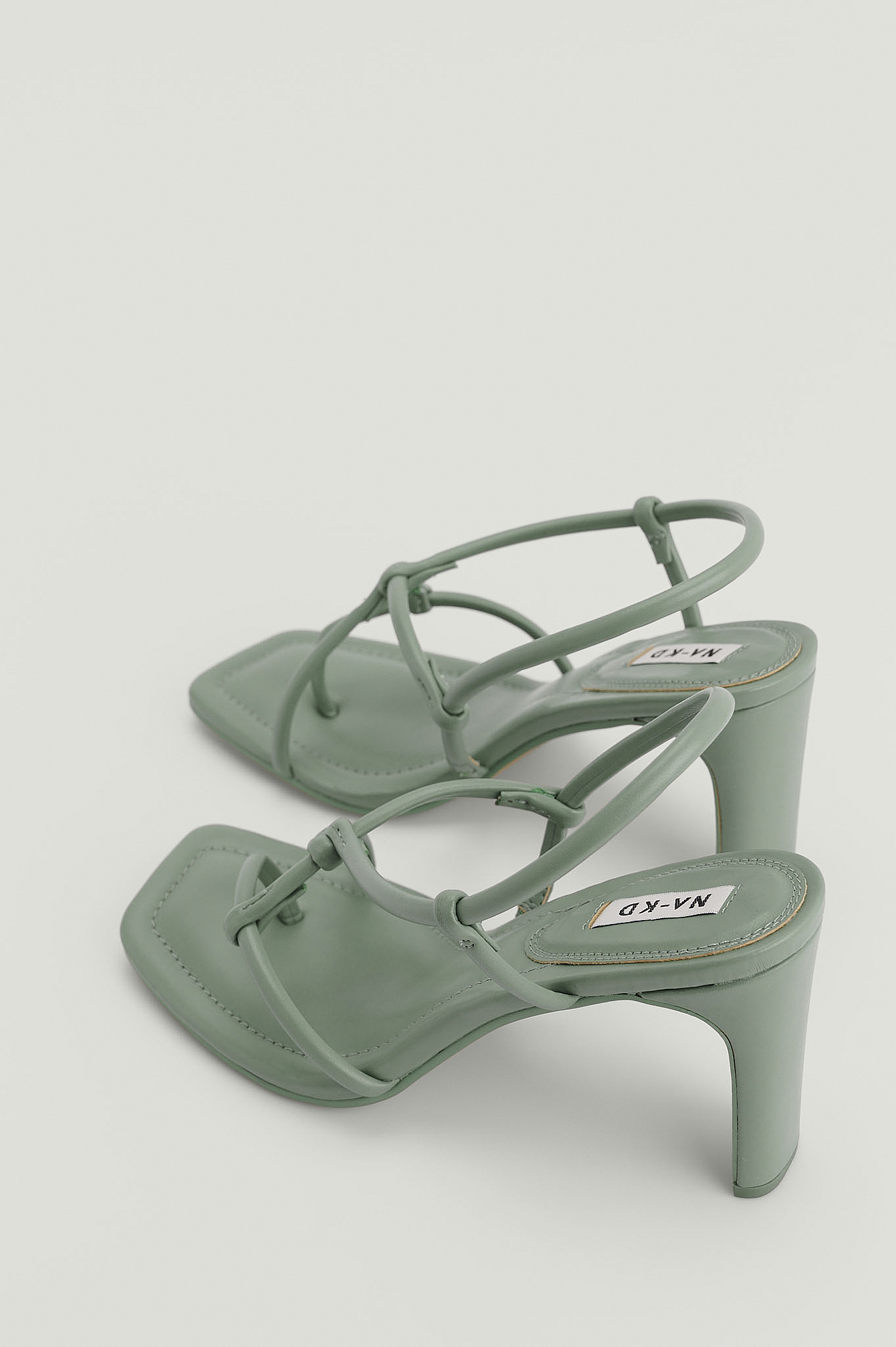 Rounded Strap Heels Green | na-kd.com