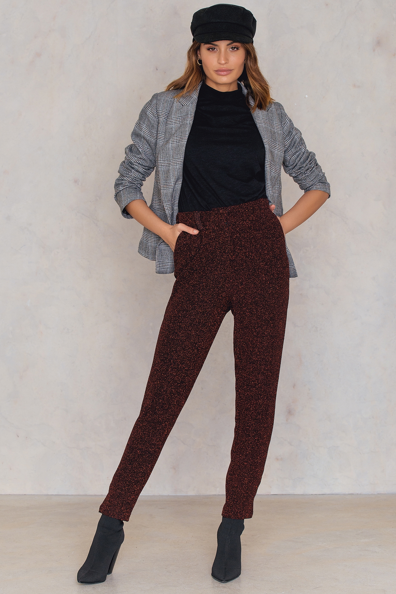 Janila glitter pt Schwarz | NA-KD