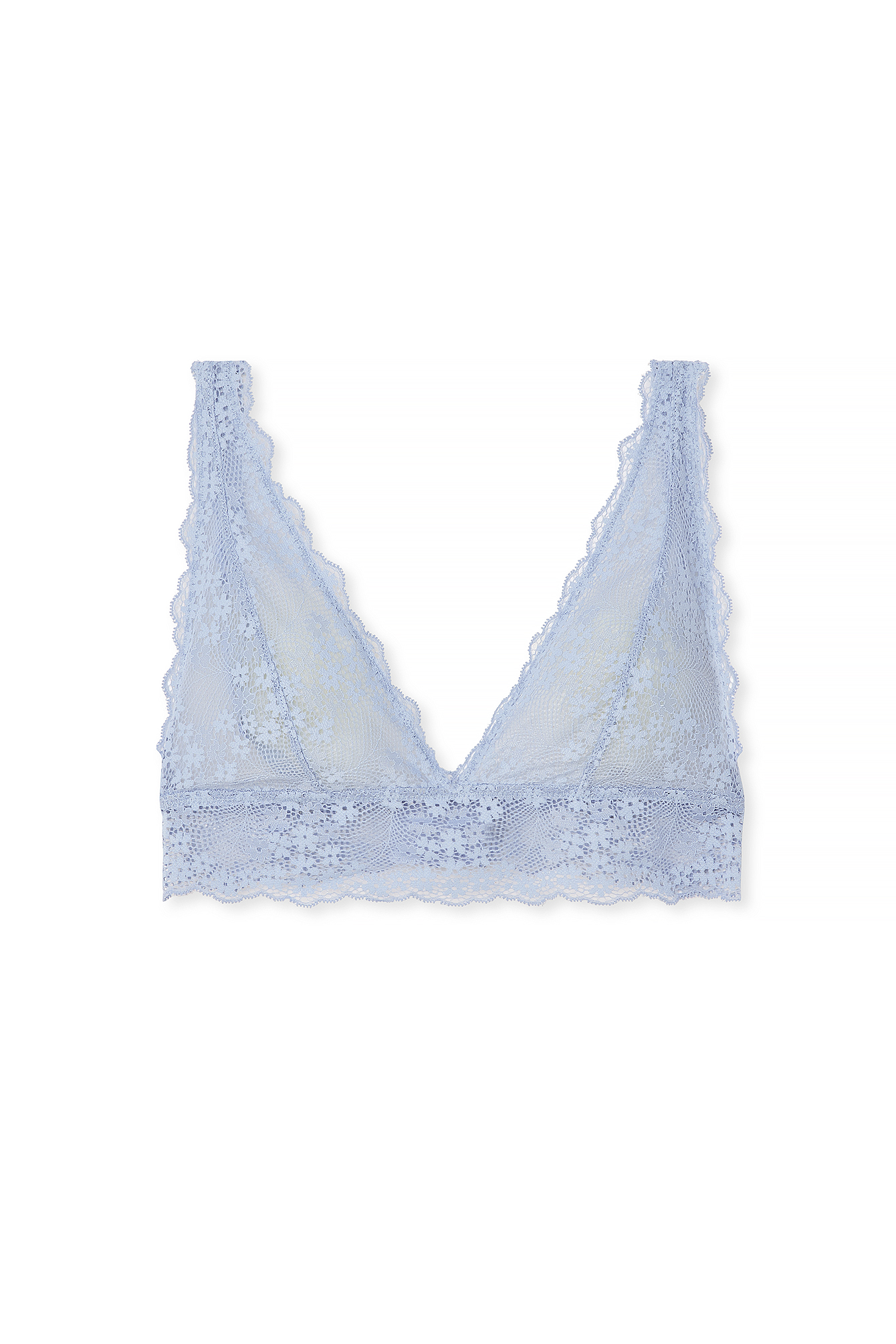 Soft Lace Bra Blue Na Kd