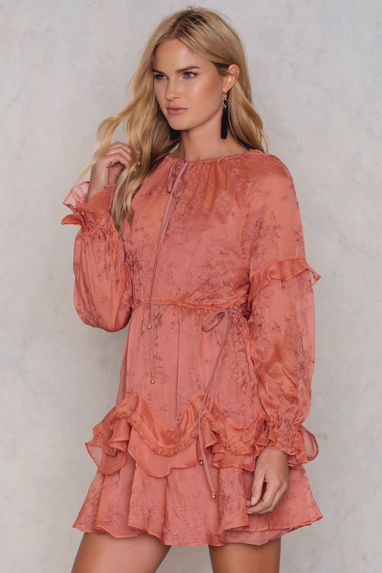 The Triumph Mini Dress Orange | NA-KD