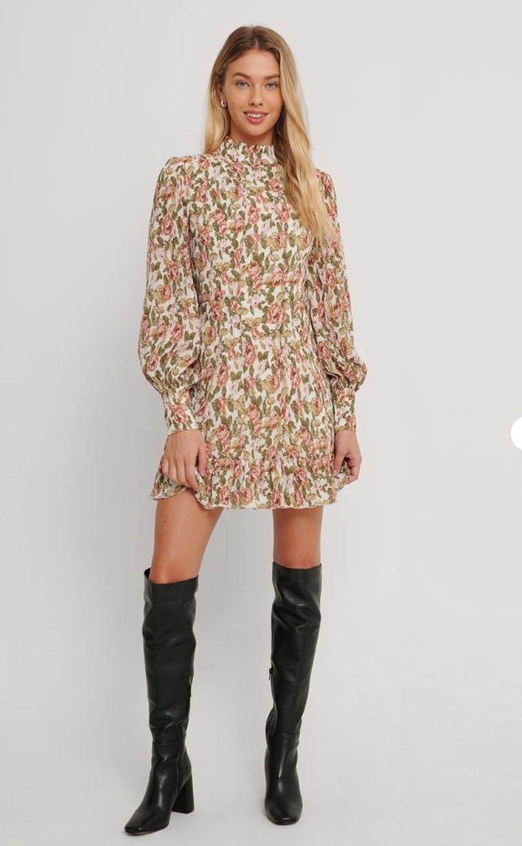 Kniehohe Lederstiefel Schwarz | na-kd.com