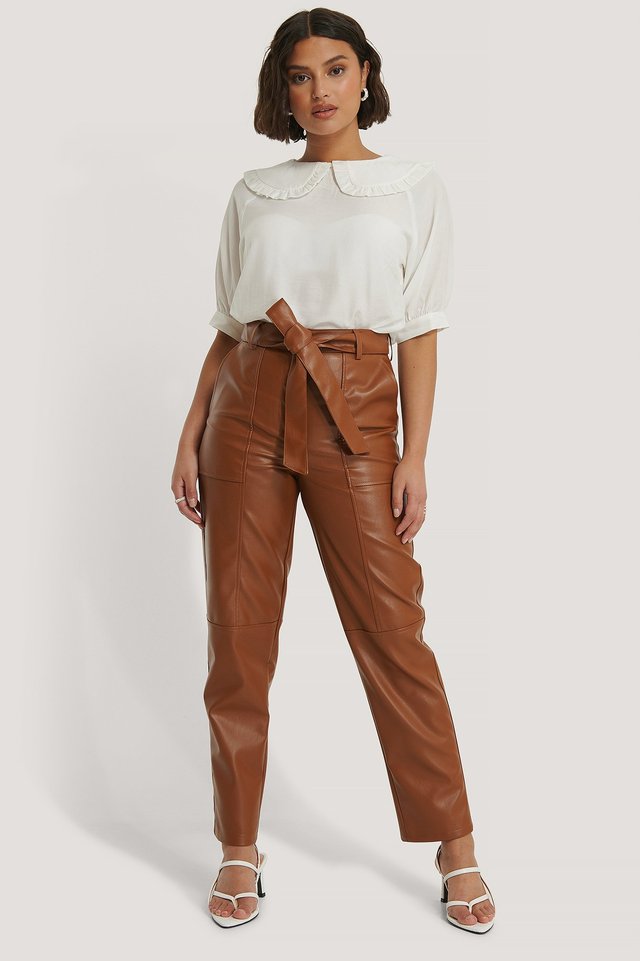 Big Collar Blouse White | na-kd.com