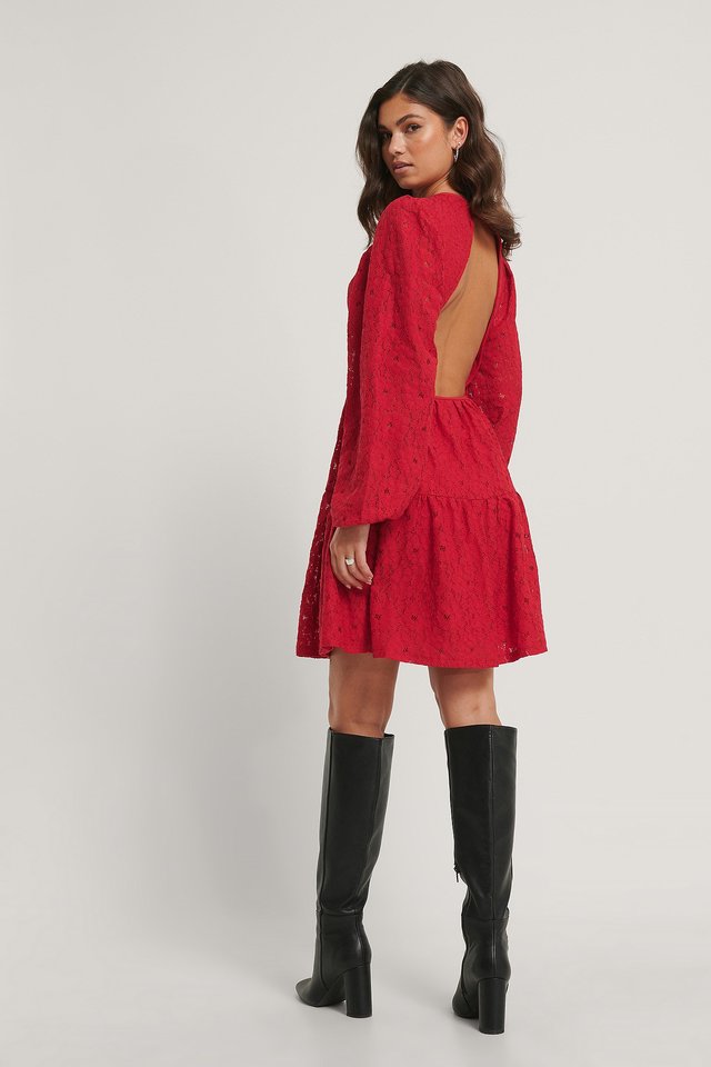 Kniehohe Lederstiefel Schwarz | na-kd.com