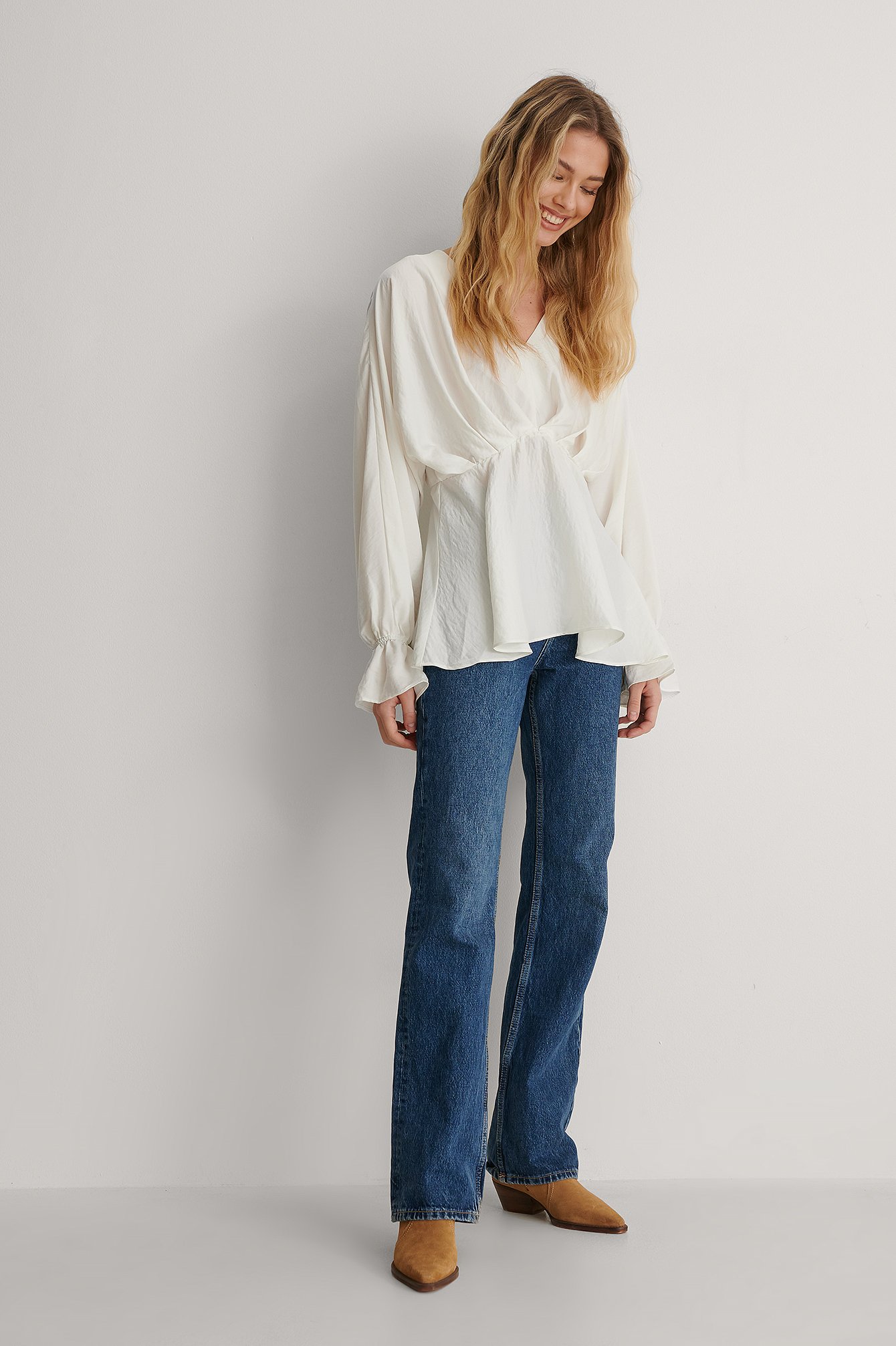 Flowy Blouse White | na-kd.com