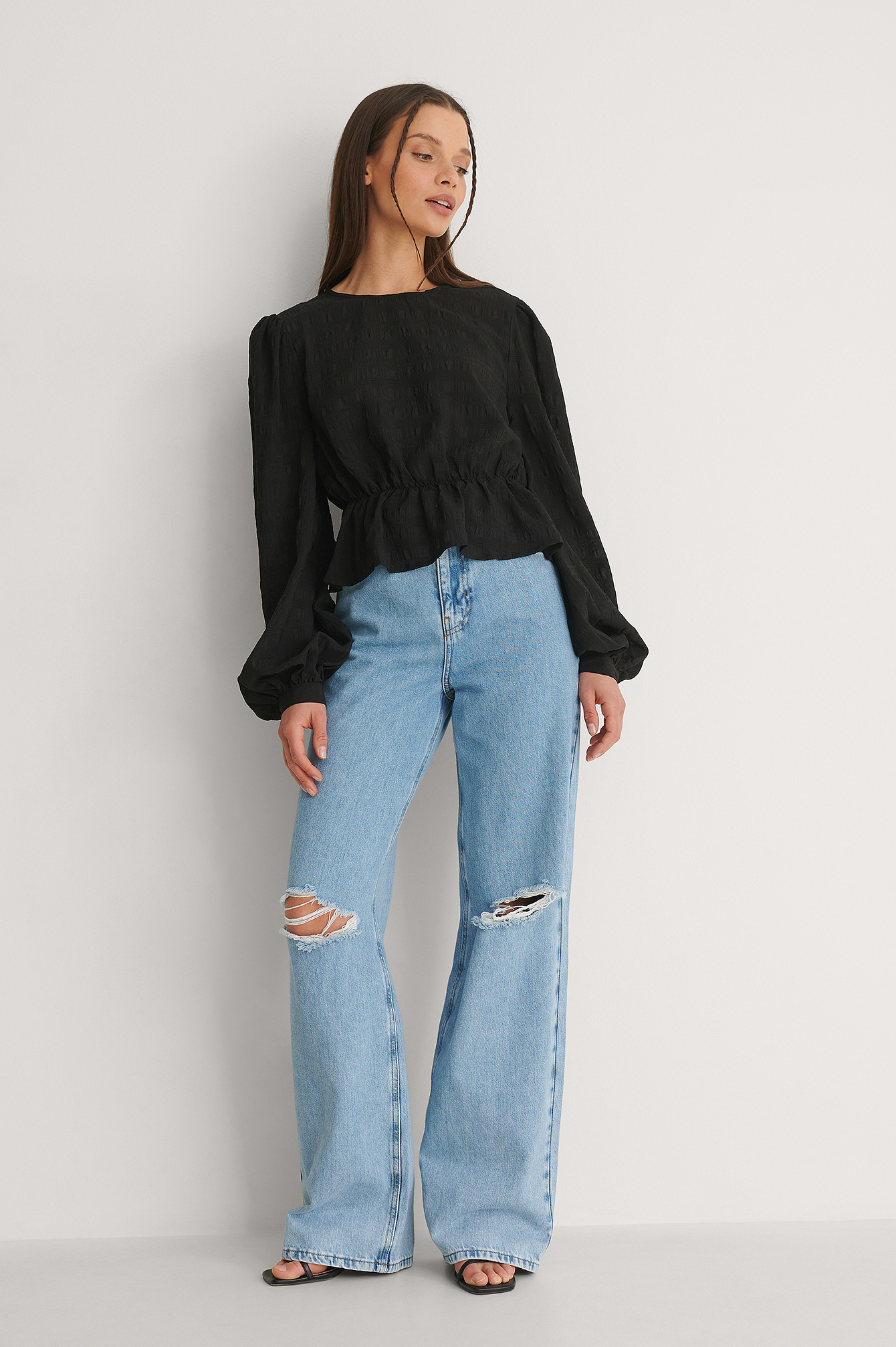 Structured Blouse Black | na-kd.com