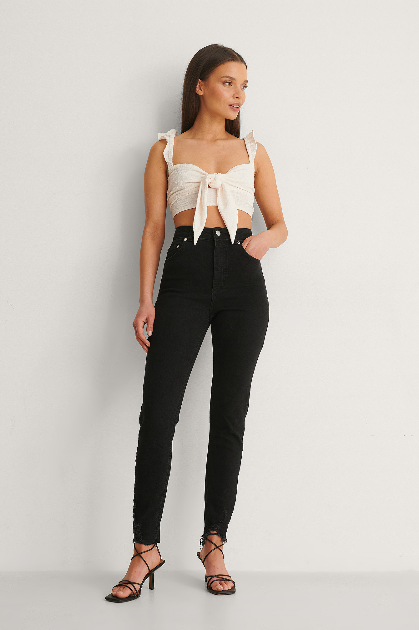 Slim Fit Jeans Black | na-kd.com