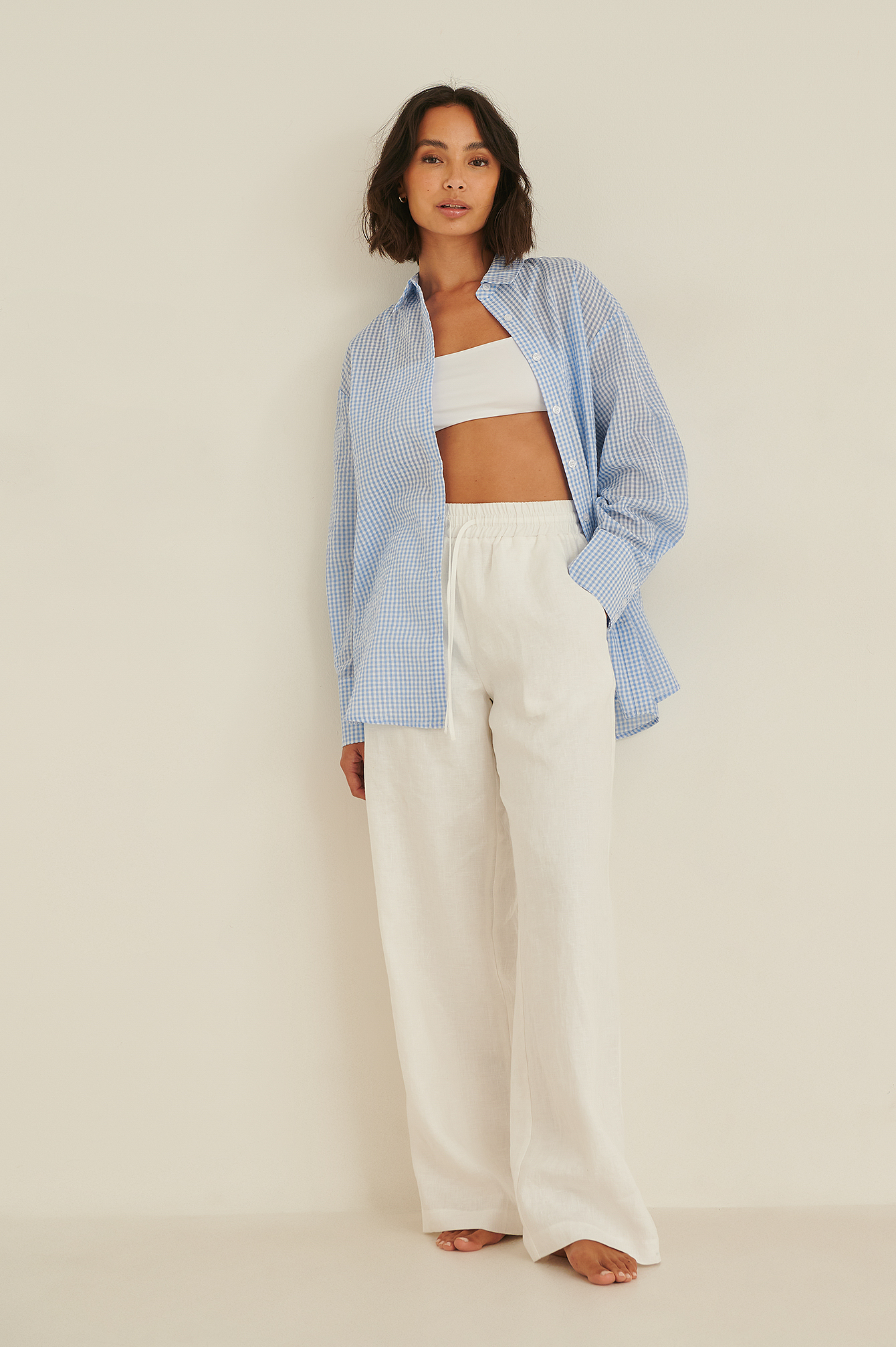 Structured Shirt Blue | na-kd.com