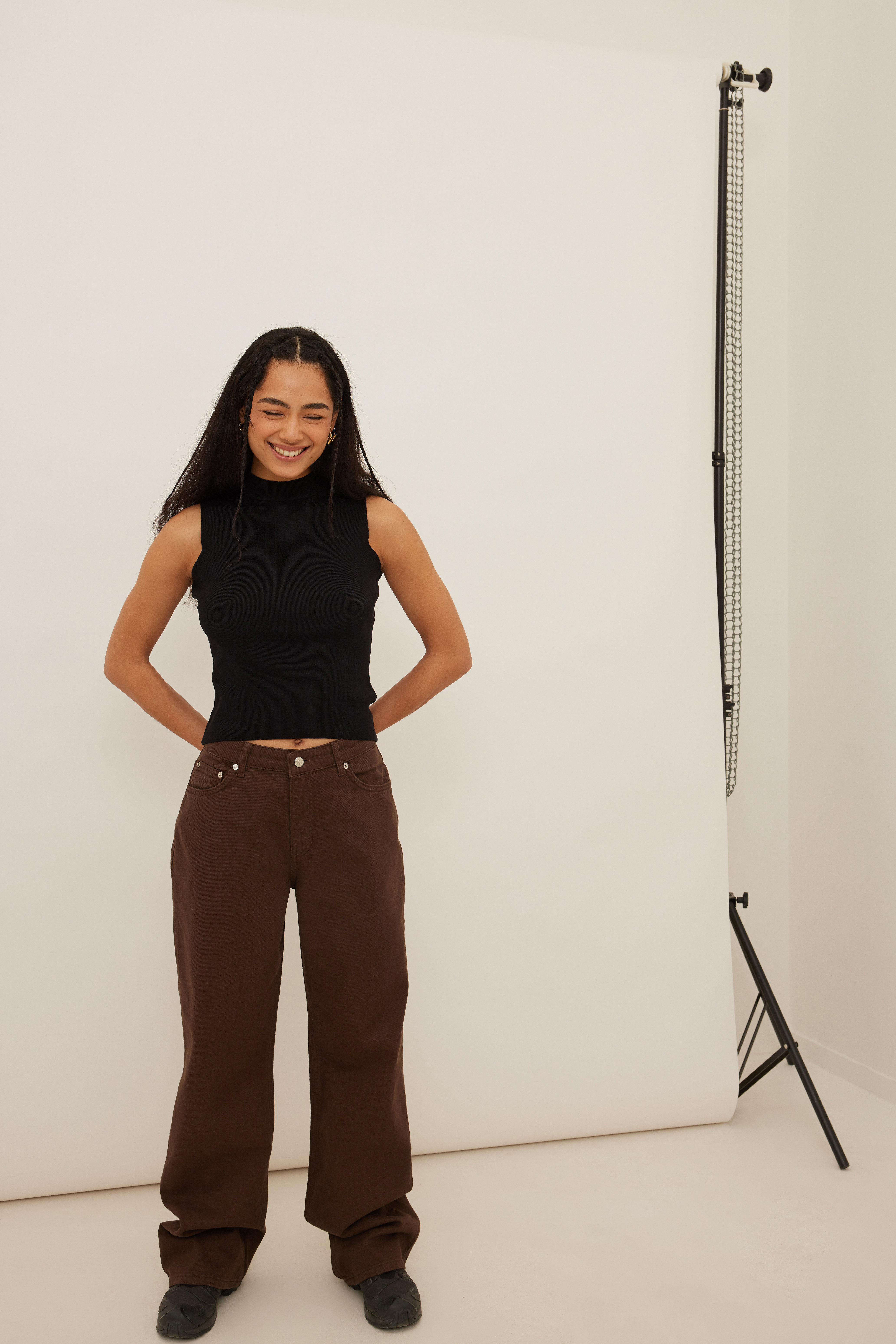 High Neck Top Black | na-kd.com