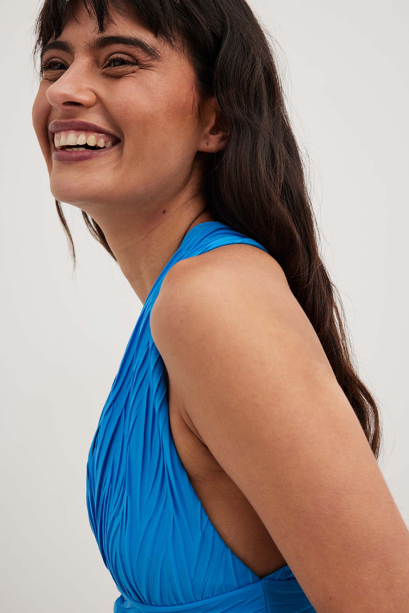 Structured Fitted Top Blue | NA-KD