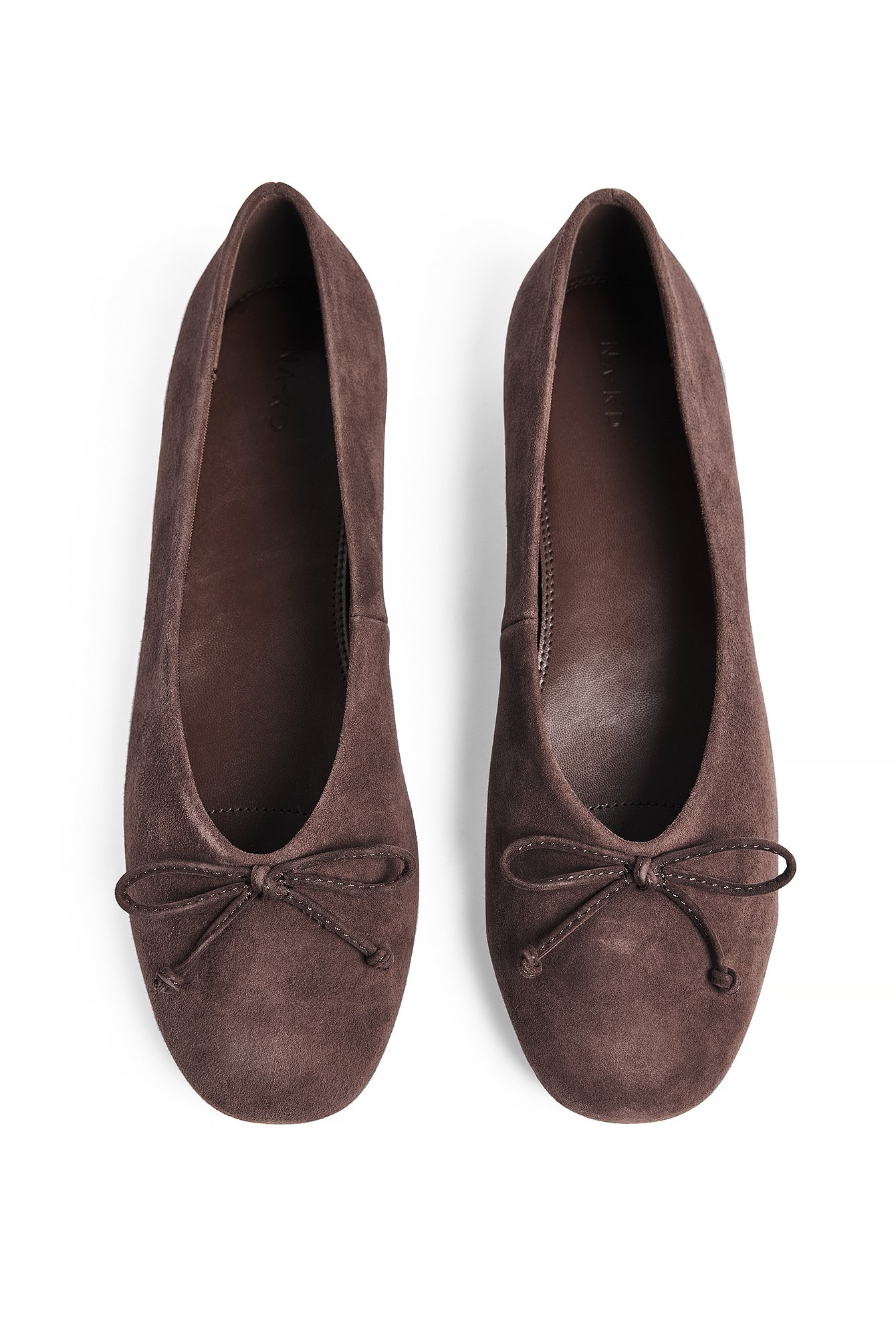 Ballerinas aus Wildleder Braun | NA-KD