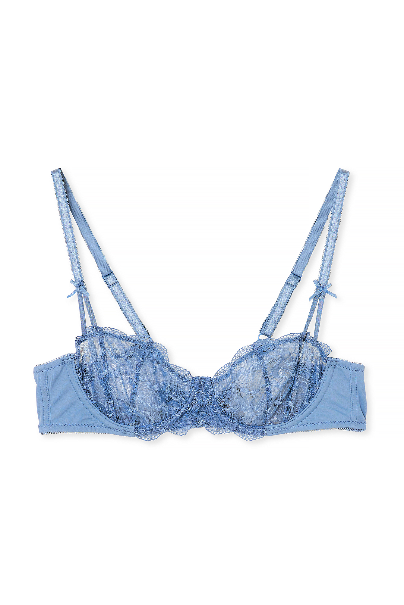 Sugar Bow Lace Bra Blue Na Kd