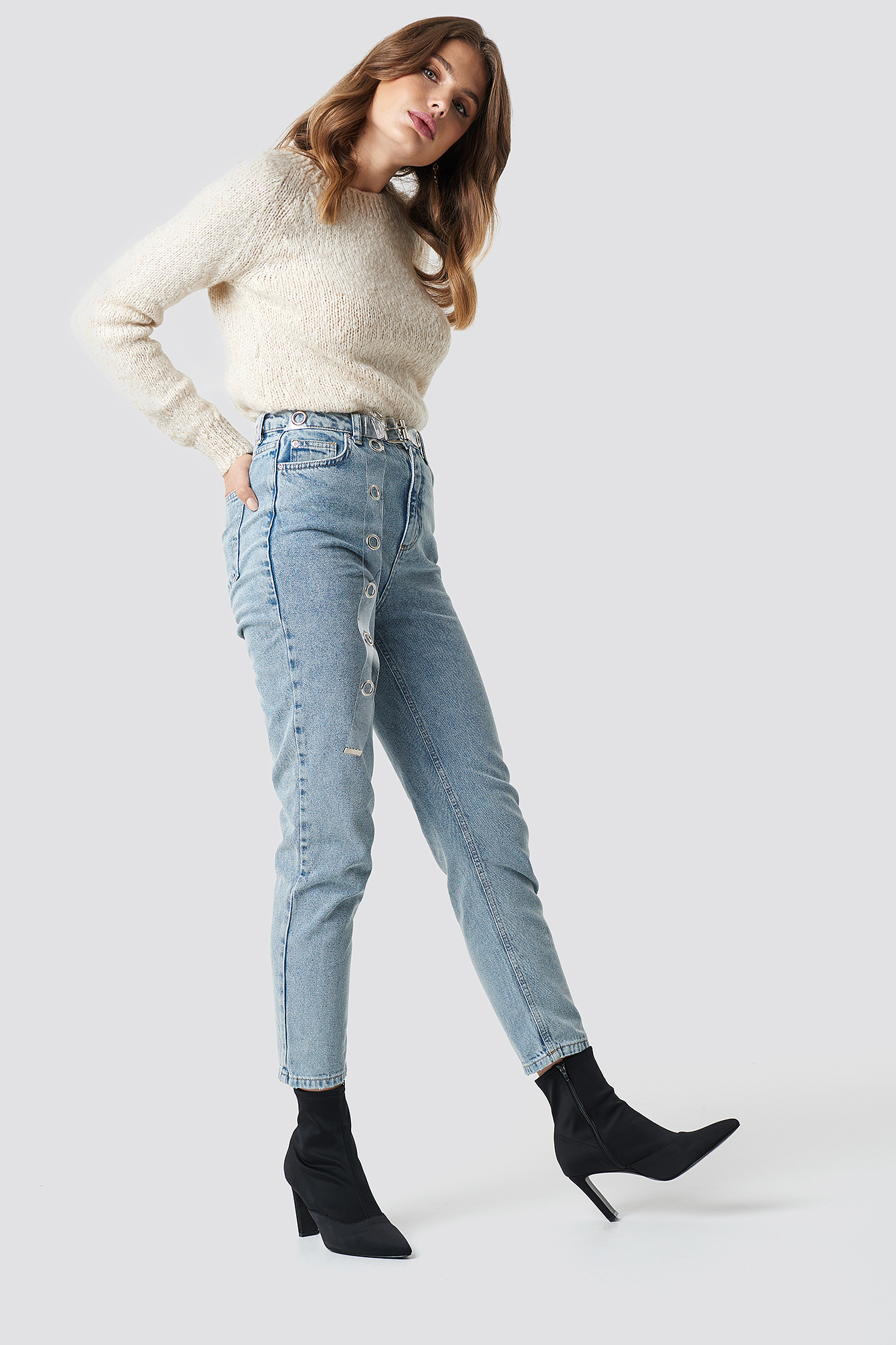 High Mom Jeans Bl NA KD High Mom Jeans Bl NA KD