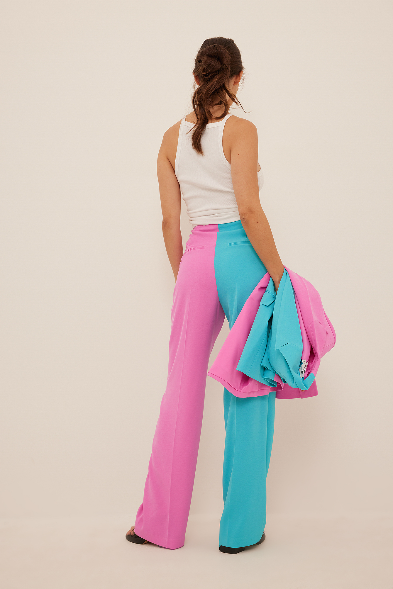 Two Colored Tailored Suit Pants Multicolor | na-kd.com