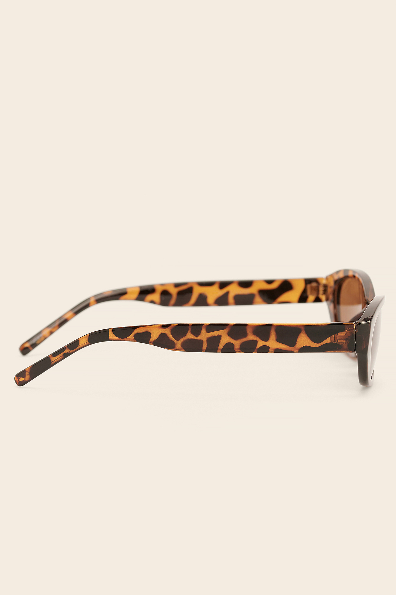 Wide Drop Shape Retro Sunglasses Brown | na-kd.com