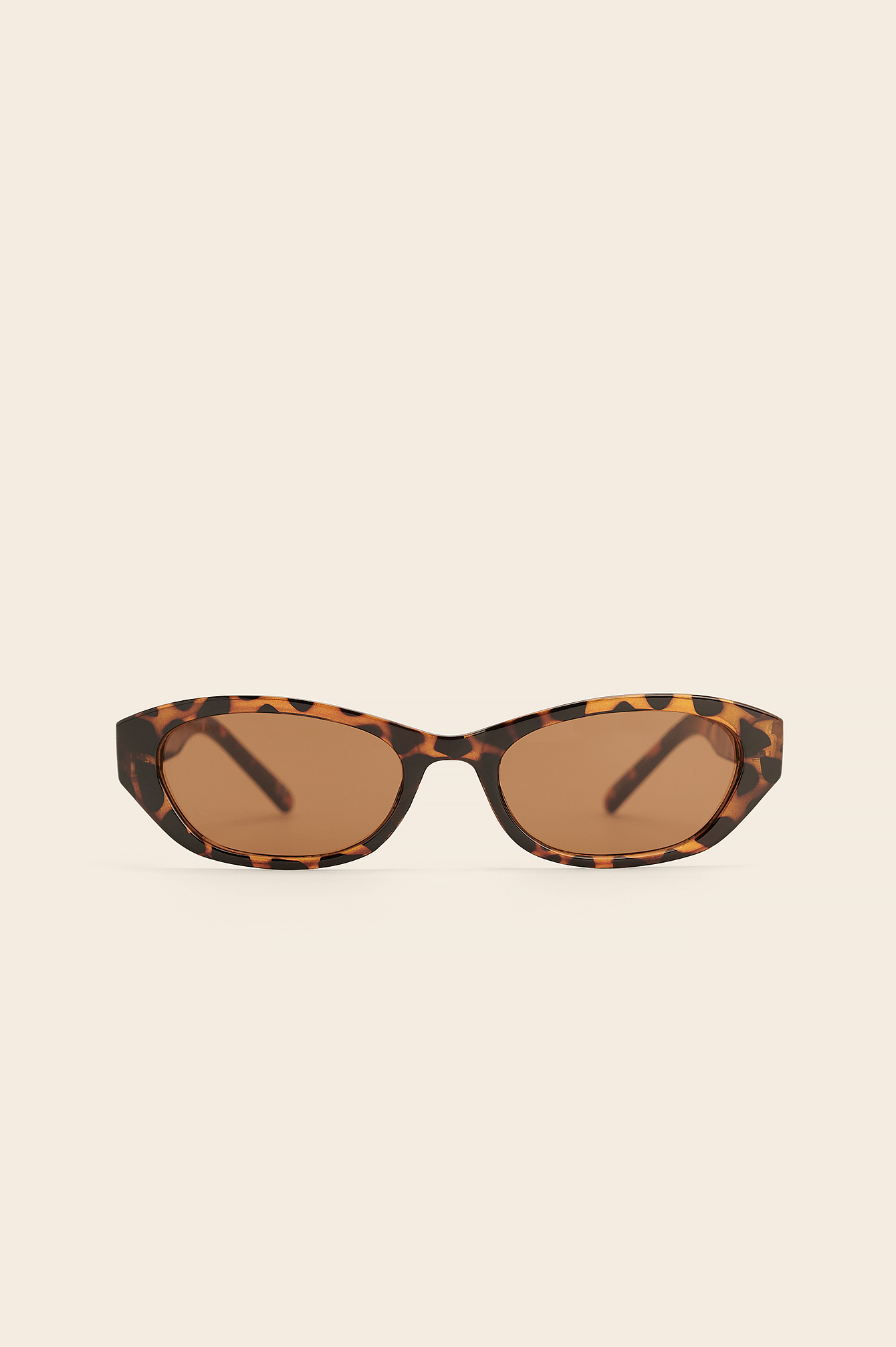 Wide Drop Shape Retro Sunglasses Brown | na-kd.com