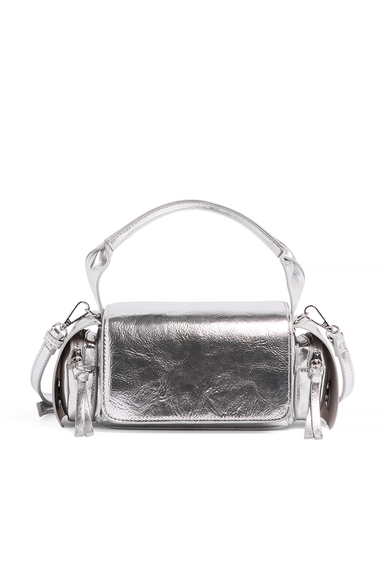 Zip Detail Pocket Bag Silver | NA-KD