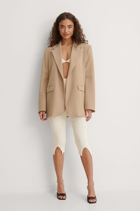 Classic Blazer Beige | na-kd.com
