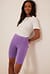 Basic Biker Shorts Purple | NA-KD