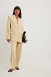 Basic Suit Pants Yellow | NA-KD