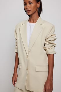 Everyday Classic Blazer Beige | NA-KD