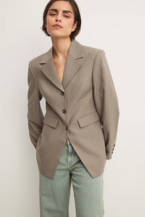 Fitted Blazer Brown | NA-KD