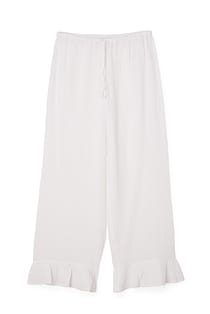 Flounce Pants Offwhite | NA-KD