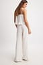 Flounce Pants Offwhite | NA-KD