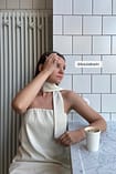 Scarf Tube Top Beige | NA-KD