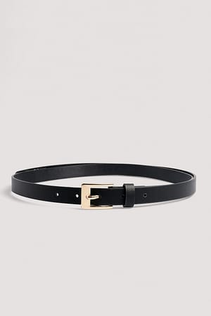 Long Slim Belt Black | NA-KD
