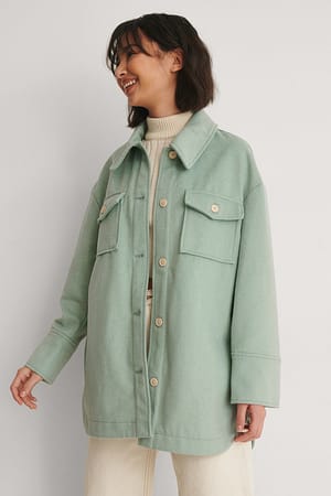 Cake Jacket Green | NA-KD