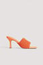 Messy Knitted Mules Orange | NA-KD