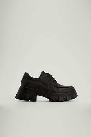 Chunky Brogues Black | NA-KD