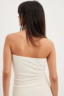 Structured Tube Top Offwhite | NA-KD