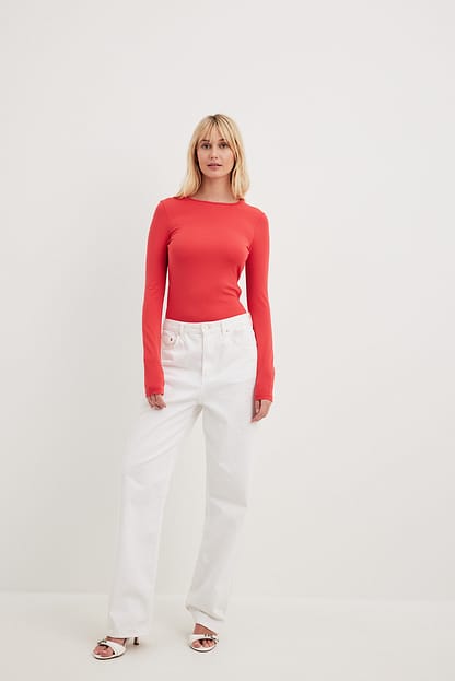 Open Back Body Red | NA-KD