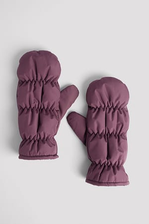 Padded Mittens Purple | NA-KD