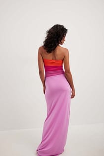 Ruched Panel Dress Multicolor | NA-KD