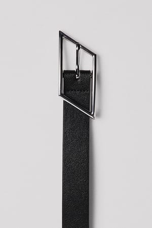 Sharp Slim Belt Black | NA-KD