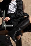 Classic Cotton Shirt Black | NA-KD