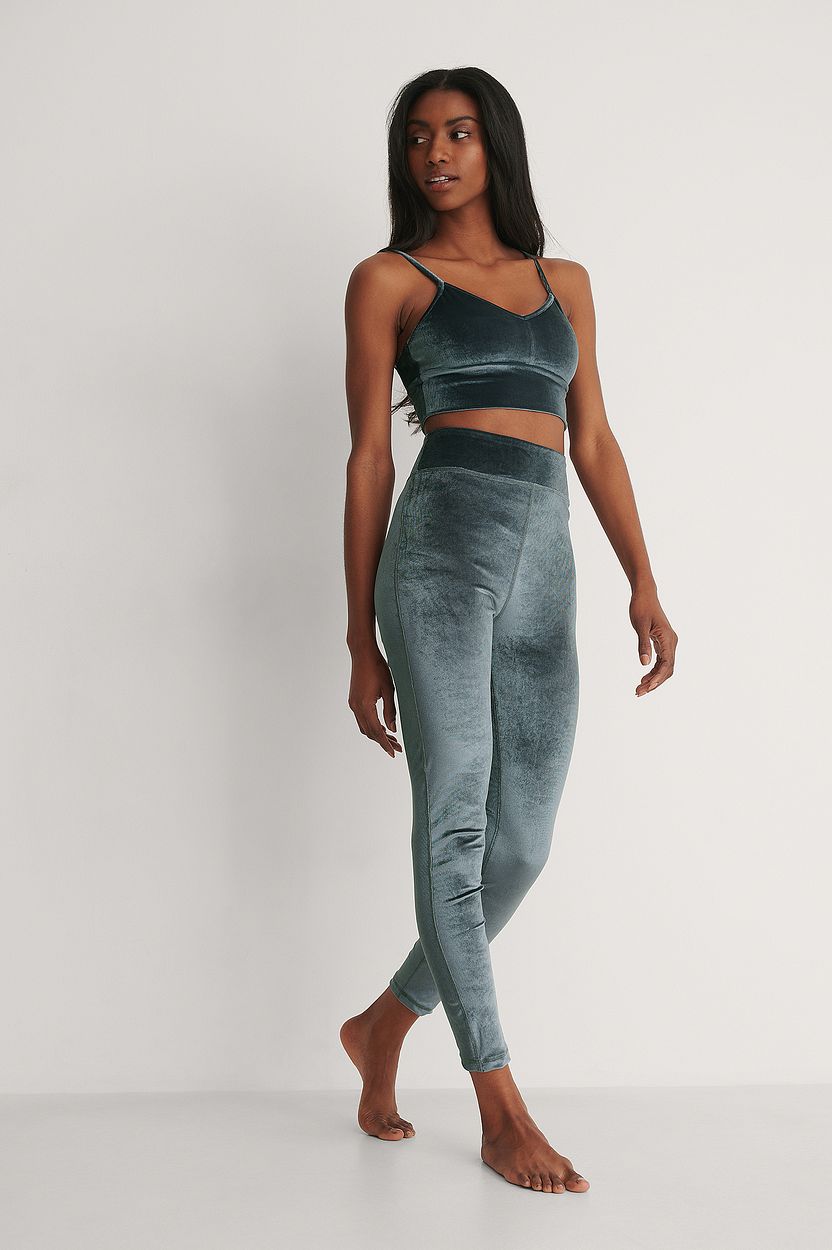 Velvet Top Grey | na-kd.com