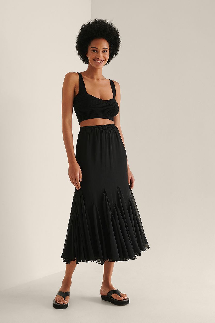 Knitted Bralette Black Na