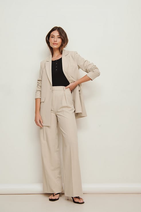 Classic Blazer Beige | na-kd.com