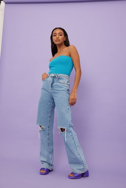 Tube Top Blue | NA-KD