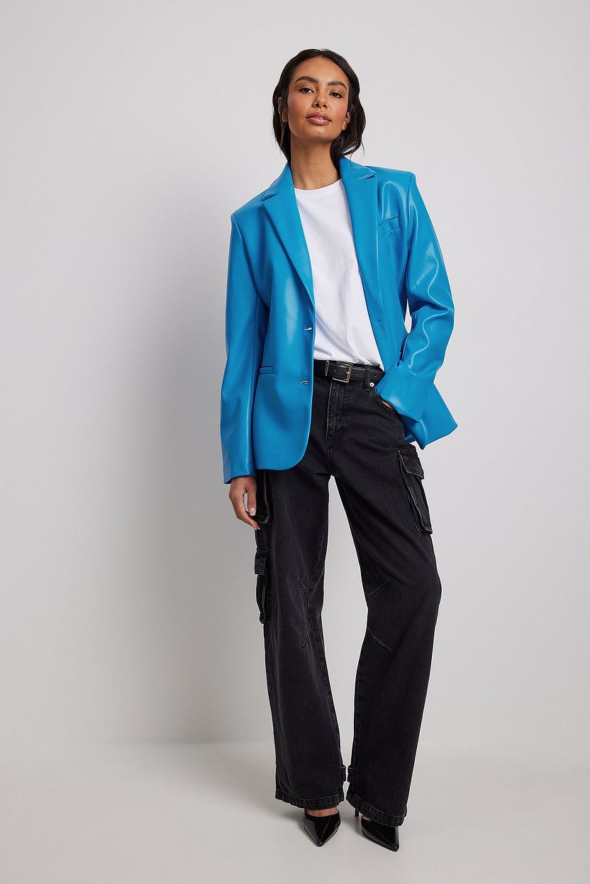 Cargo-Hose mit Balloon Legs Grau | NA-KD