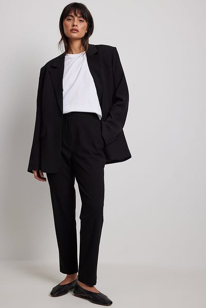 Tapered Suit Pants Black | NA-KD