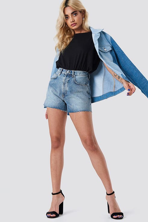 Viscose Basic Tee Black | na-kd.com