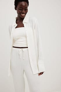 Structure Shirt White | NA-KD