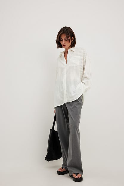 Structured Shirt White | NA-KD