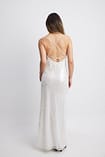Transparent Sequins Dress White | NA-KD